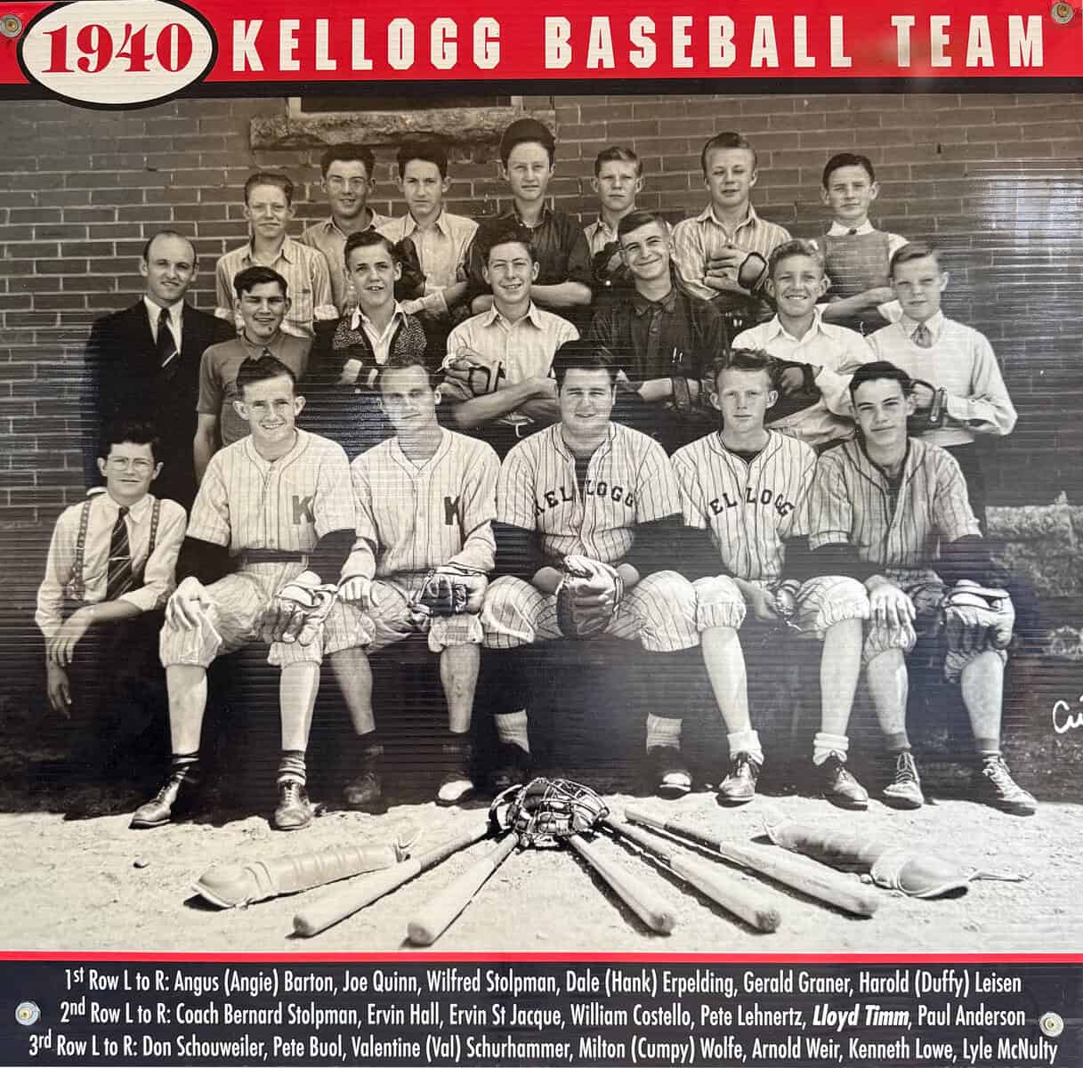 Lloyd Timm Memorial Baseball Field - City of Kellogg